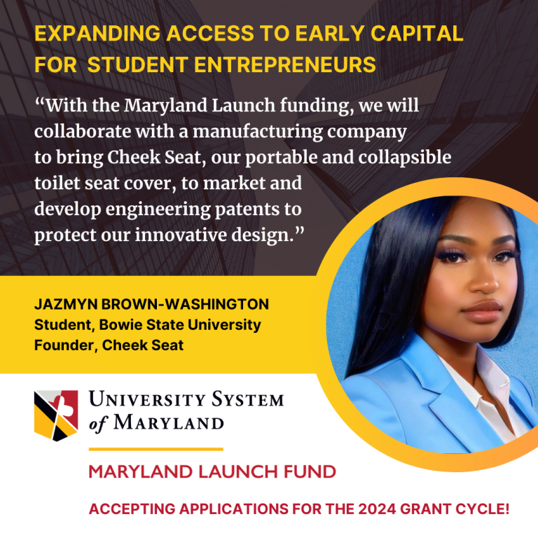 University System of Maryland Early Stage Capital Pilot